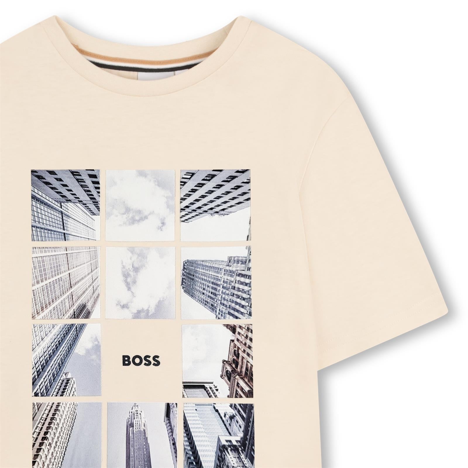 Home Boss Boys Beige City T-Shirt
